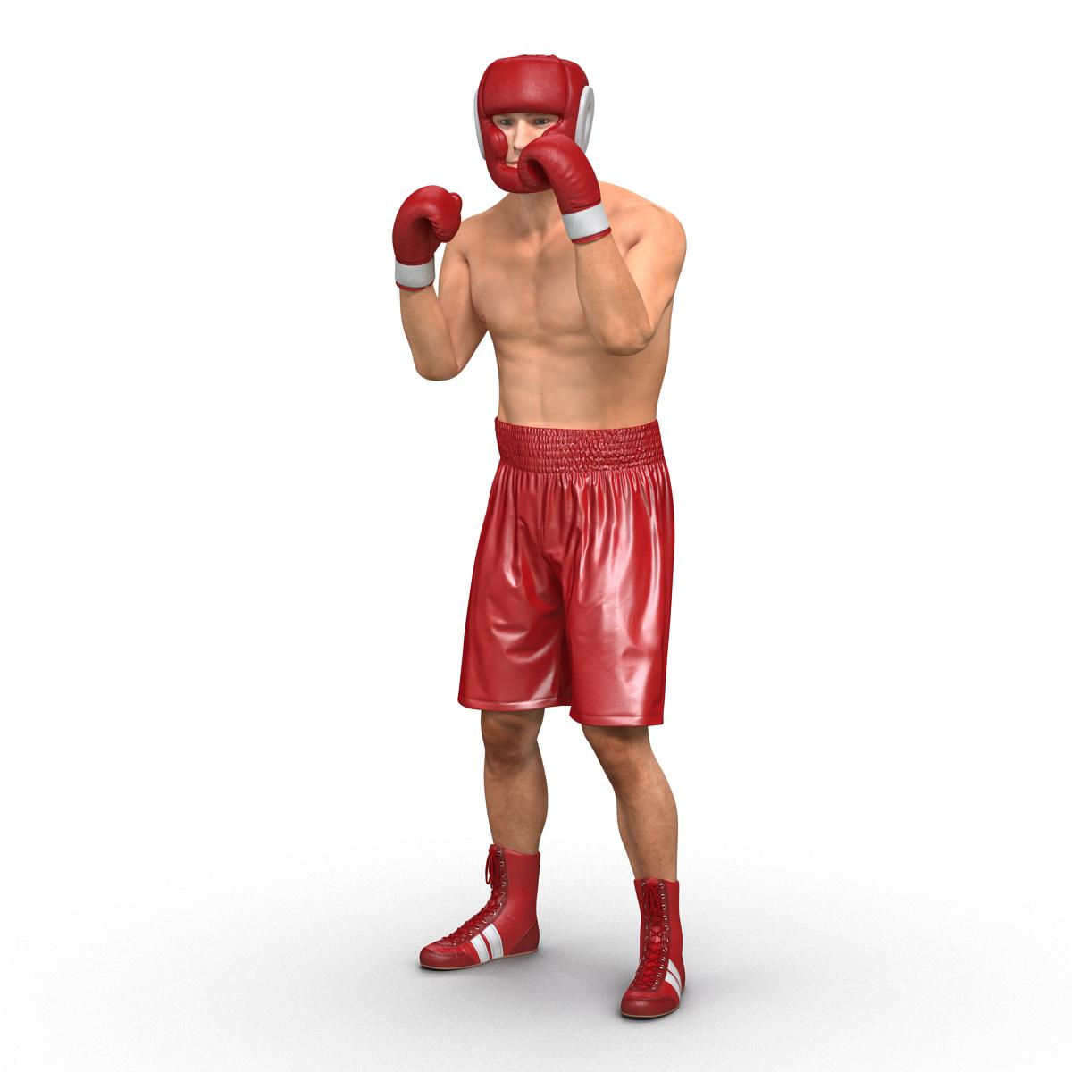 3ds boxer man pose 2