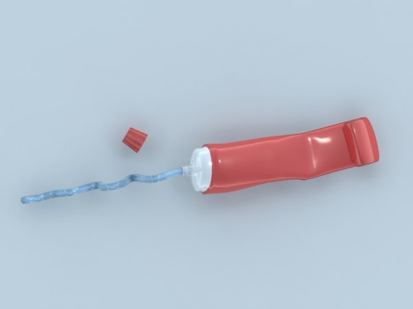 toothpaste 3d model