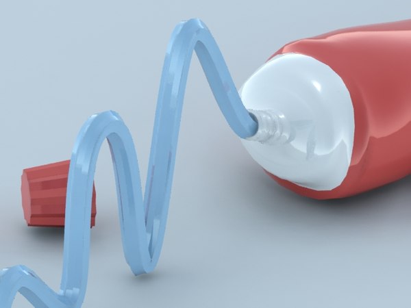 toothpaste 3d model
