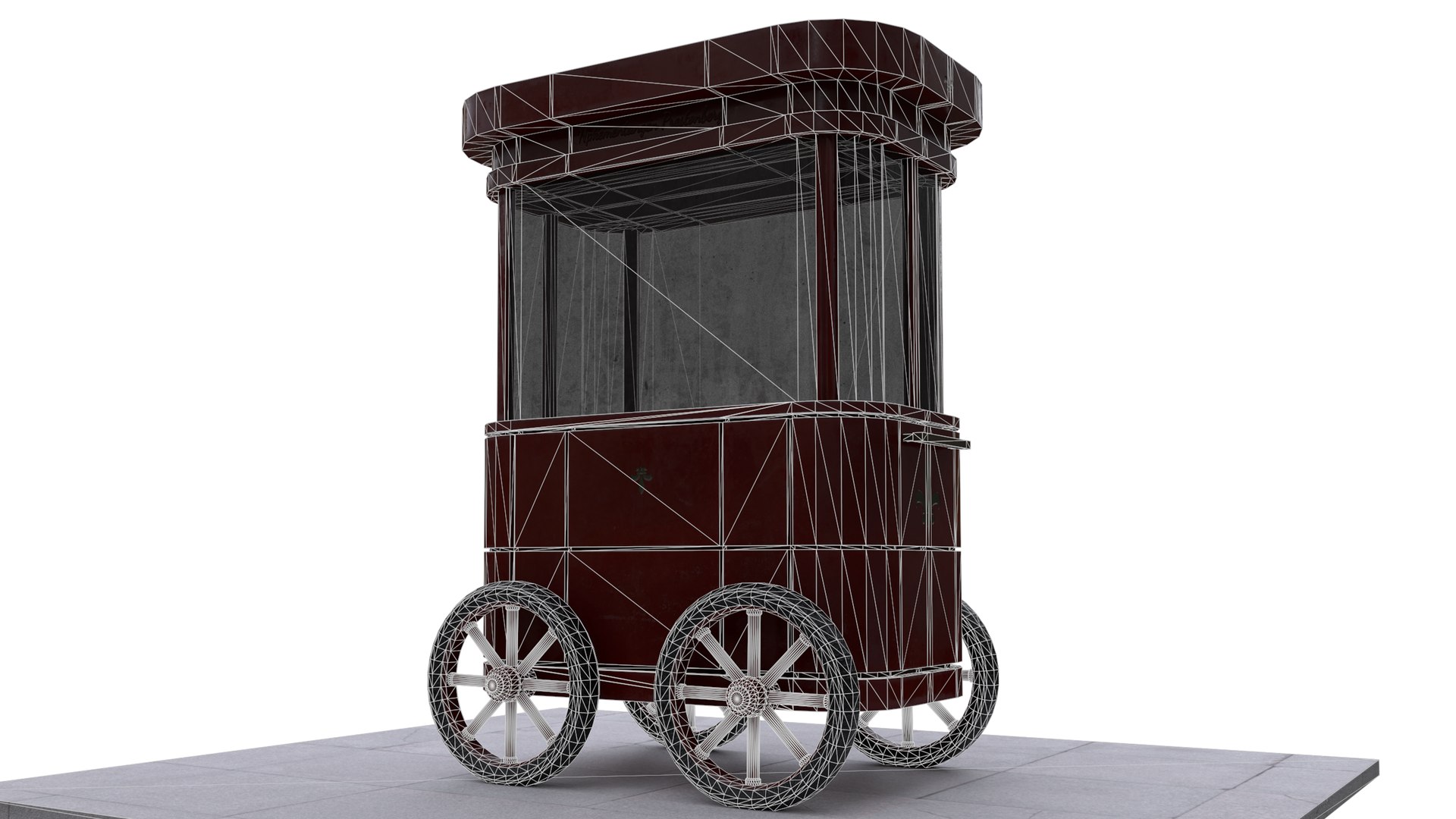 Bagel Cart 3D model - TurboSquid 1977032