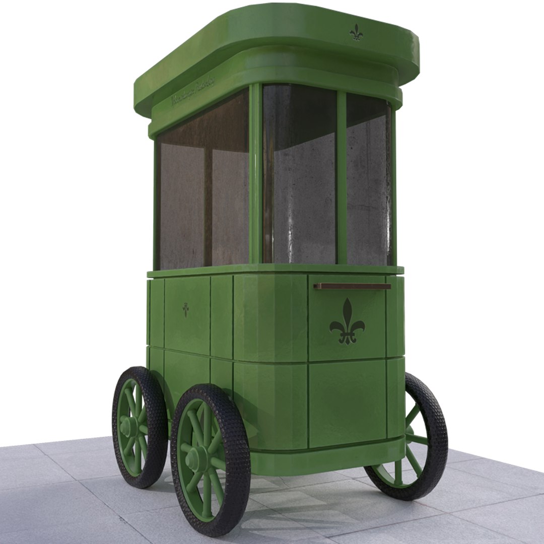 Bagel Cart 3D Model - TurboSquid 1977032