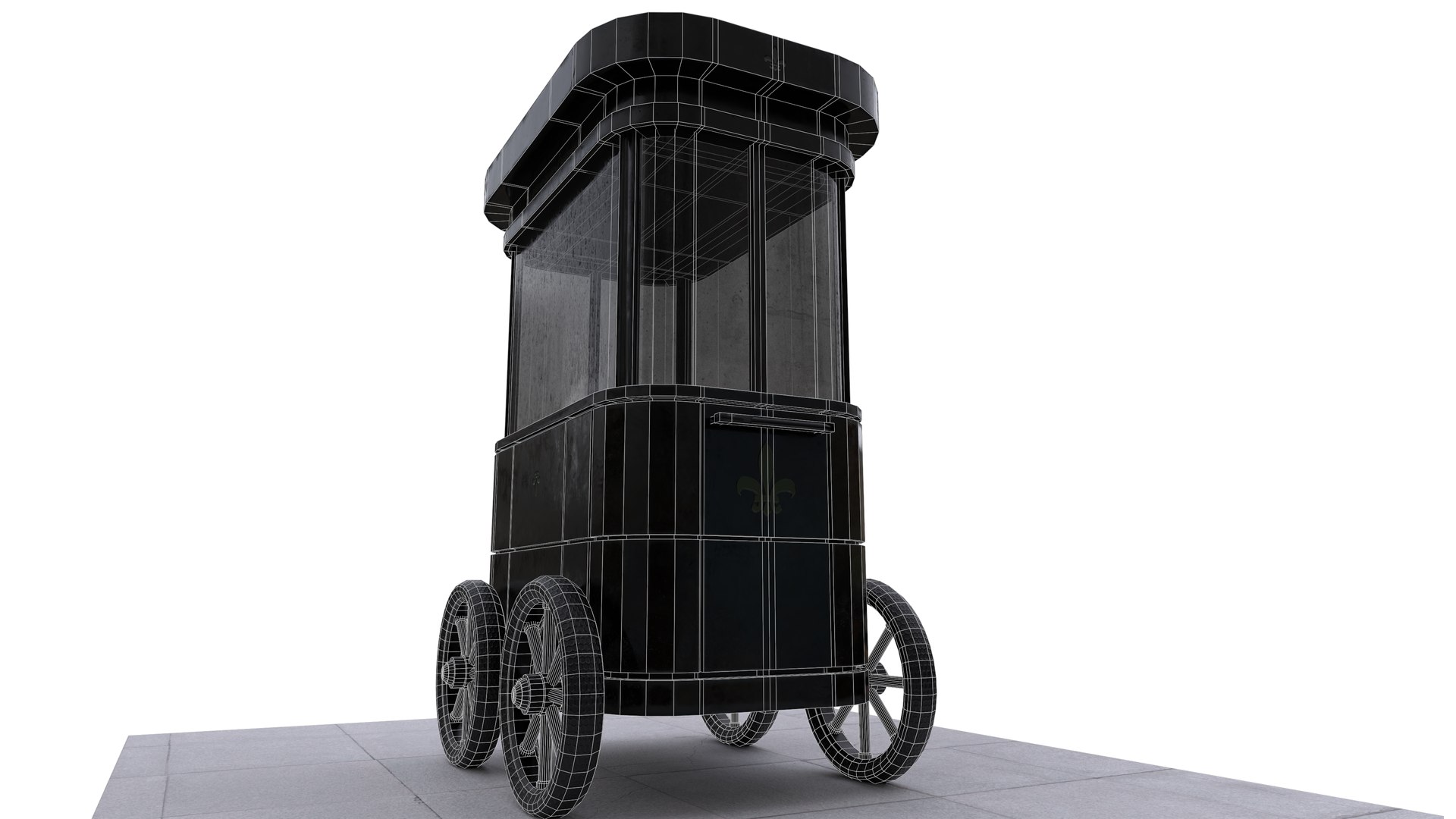 Bagel Cart 3D model - TurboSquid 1977032