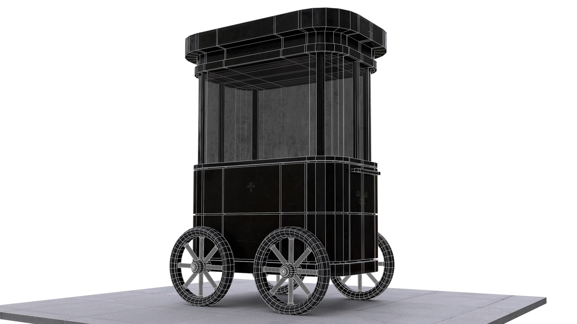 Bagel Cart 3D model - TurboSquid 1977032