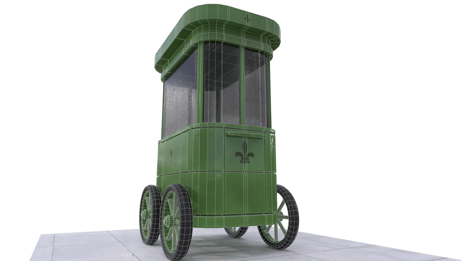 Bagel Cart 3D model - TurboSquid 1977032