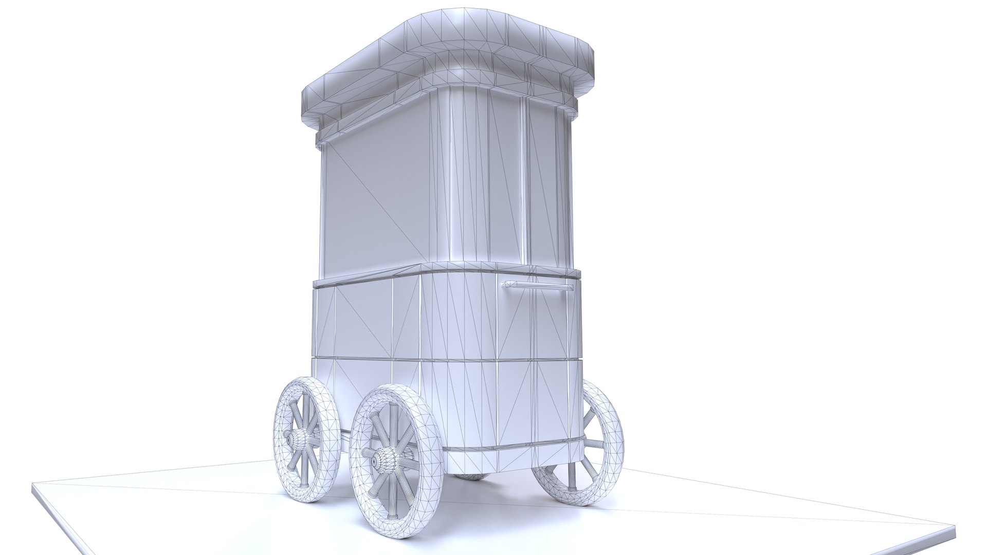 Bagel Cart 3D model - TurboSquid 1977032