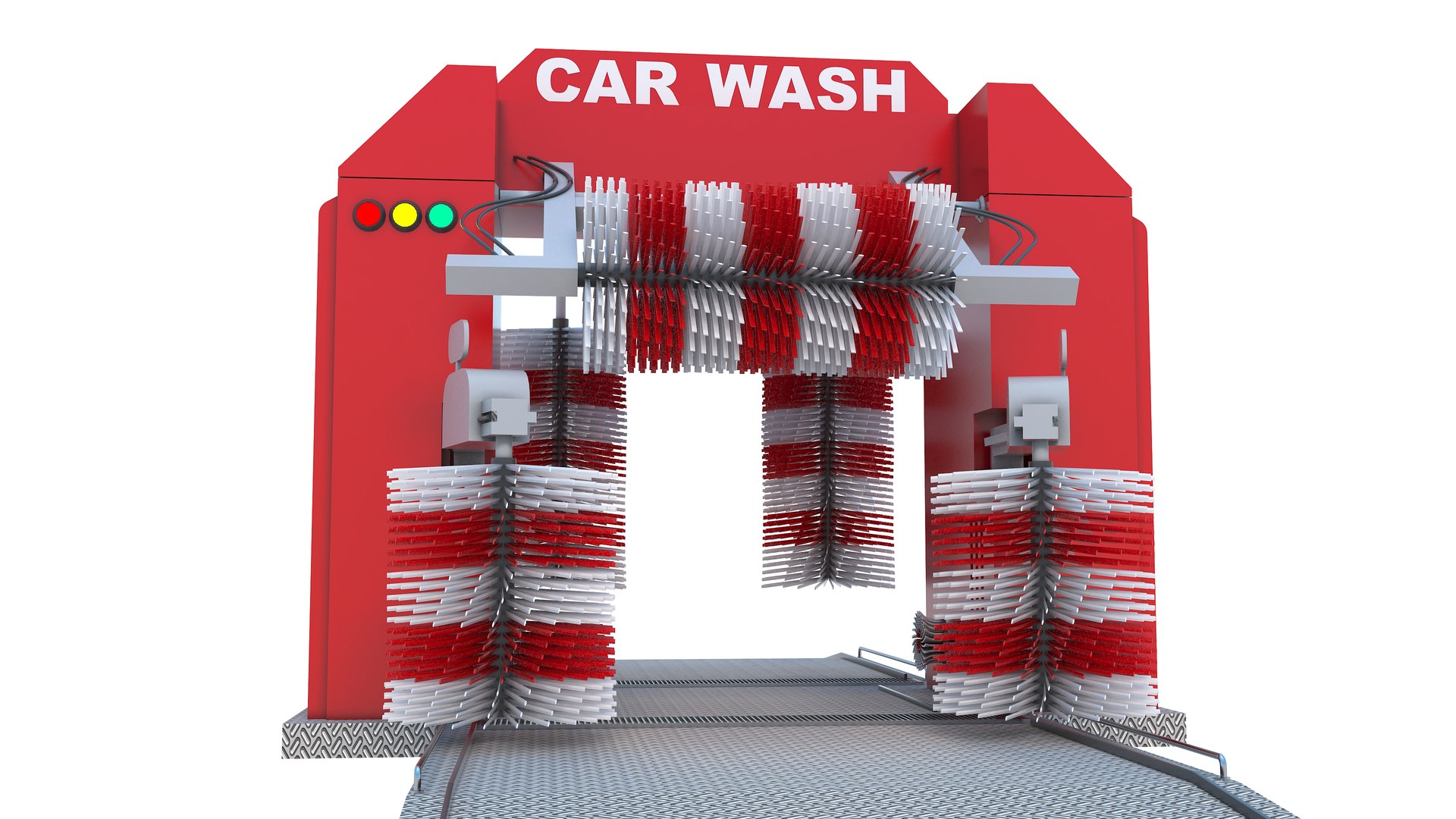 Car Wash 3D Model - TurboSquid 1824498