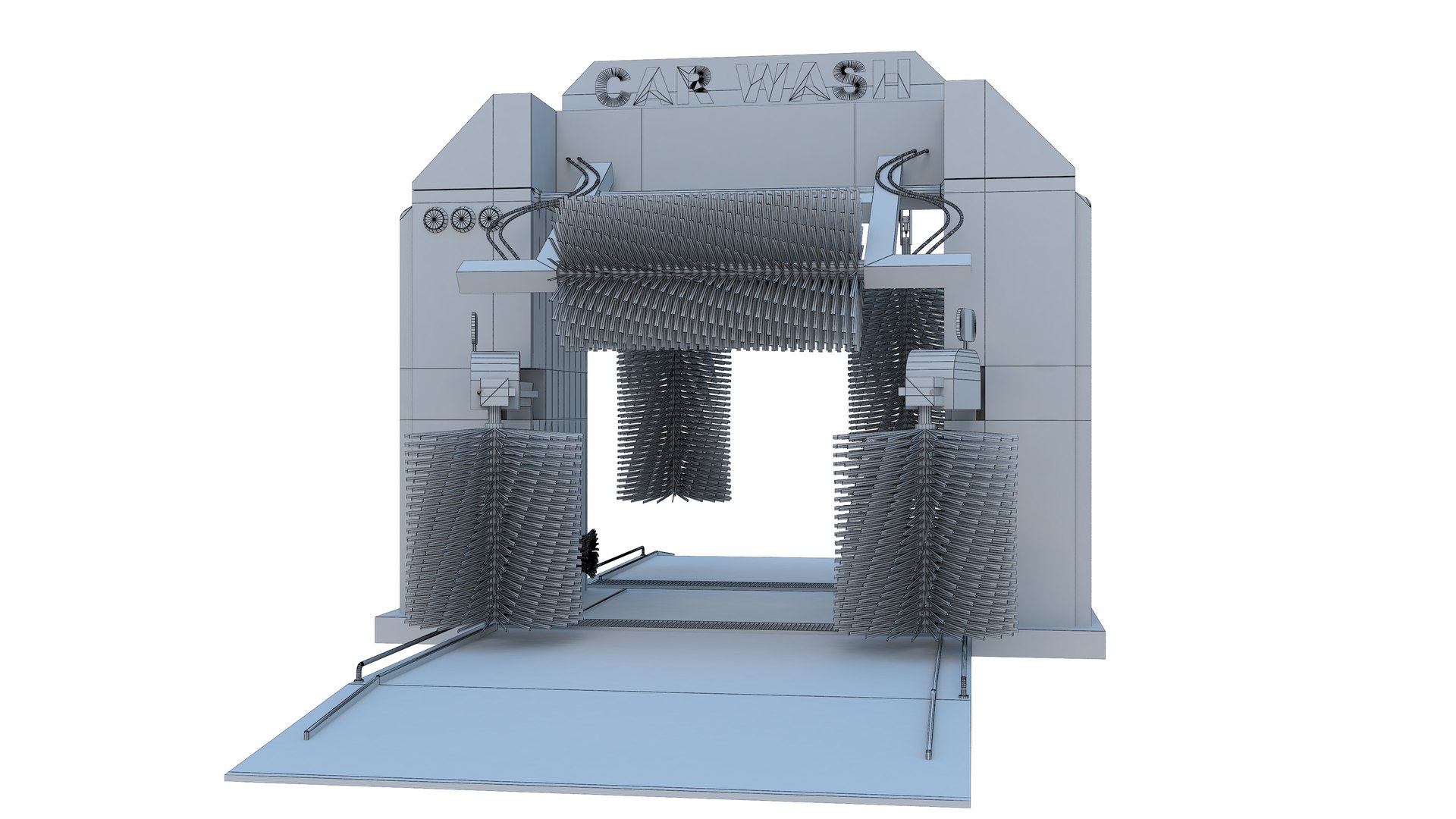 Car Wash 3D Model - TurboSquid 1824498