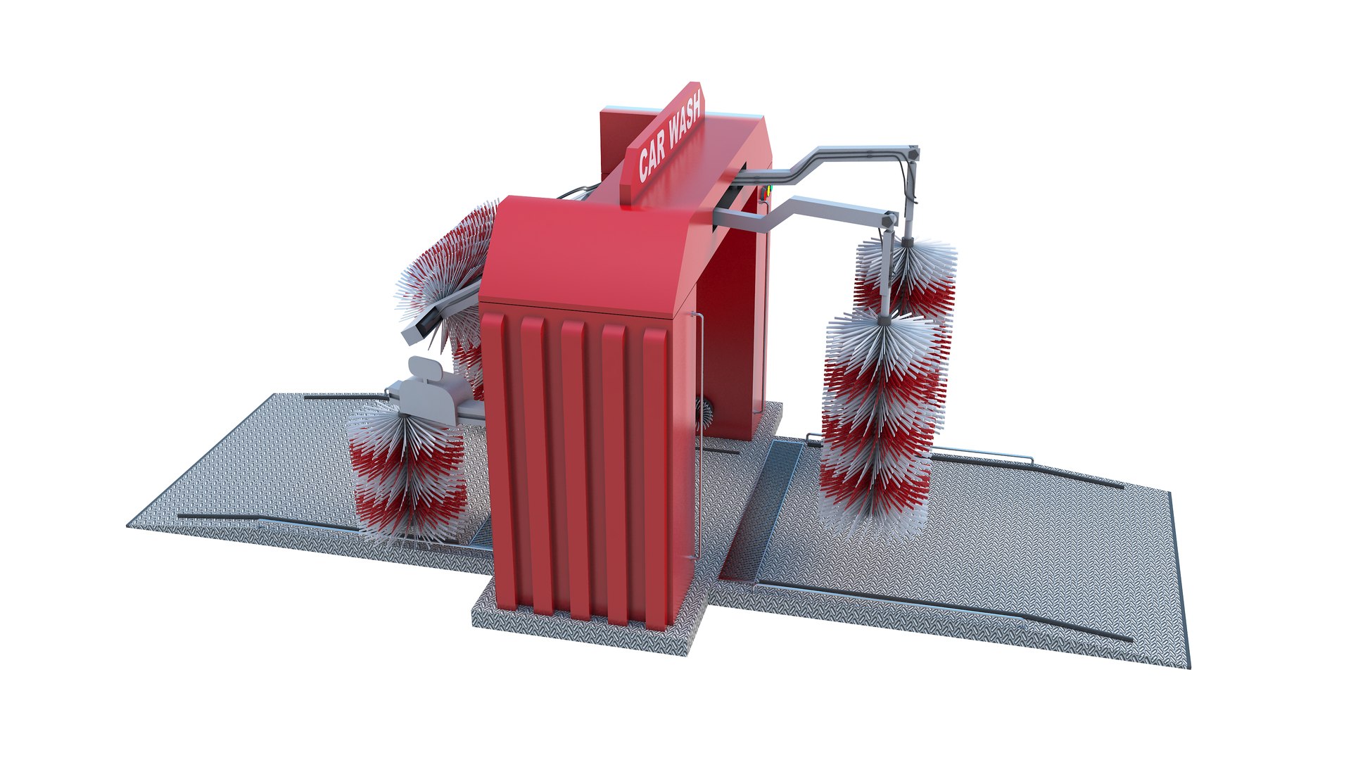 Car Wash 3D Model - TurboSquid 1824498