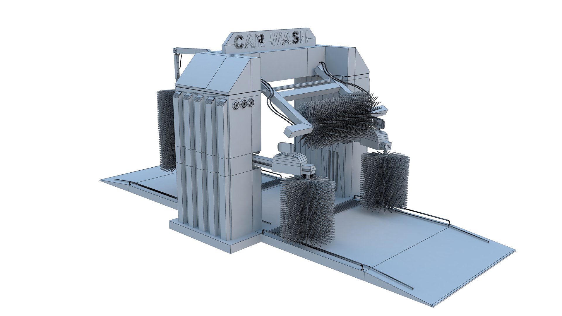 Car Wash 3D model - TurboSquid 1824498