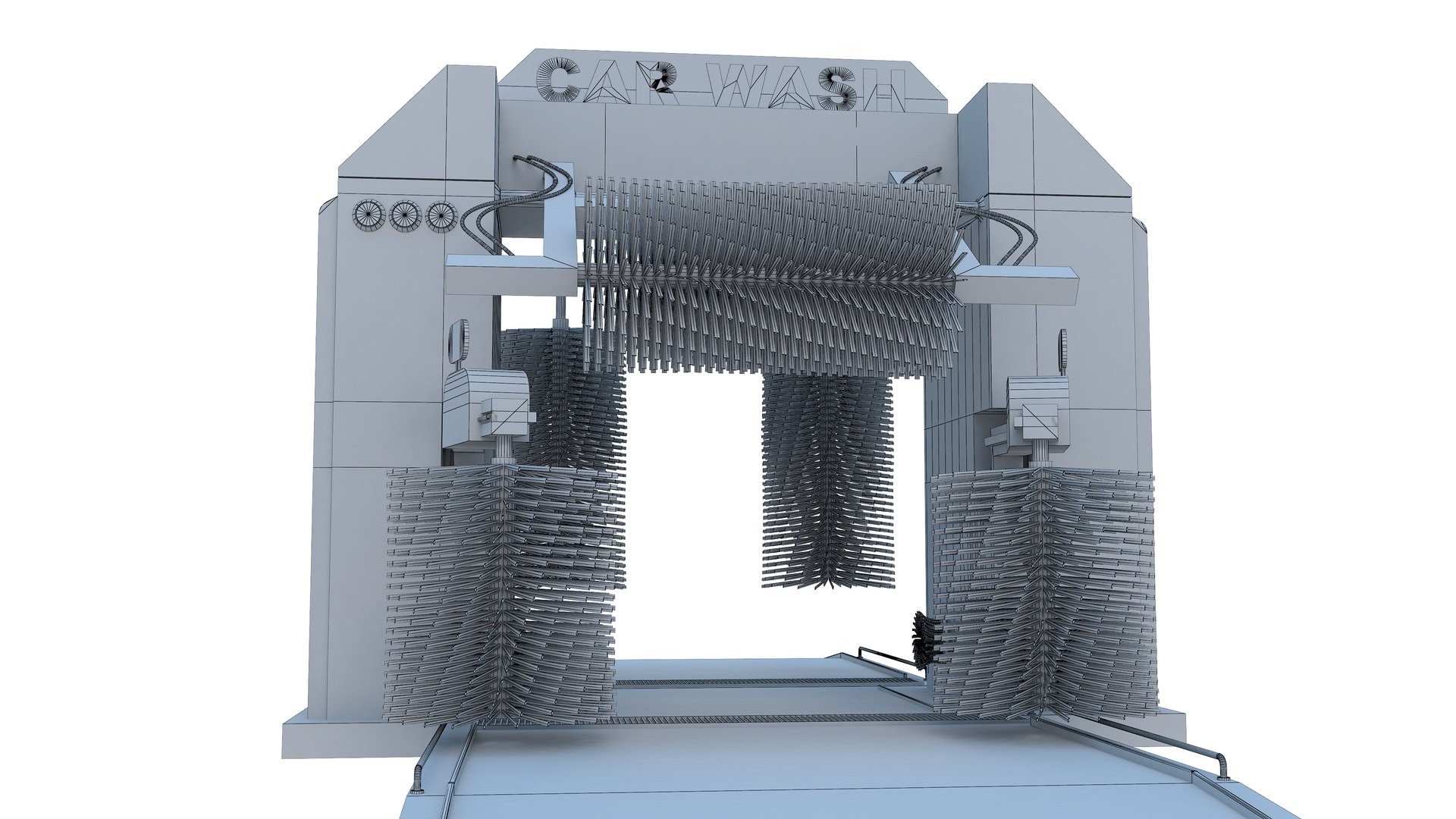 Car Wash 3D Model - TurboSquid 1824498