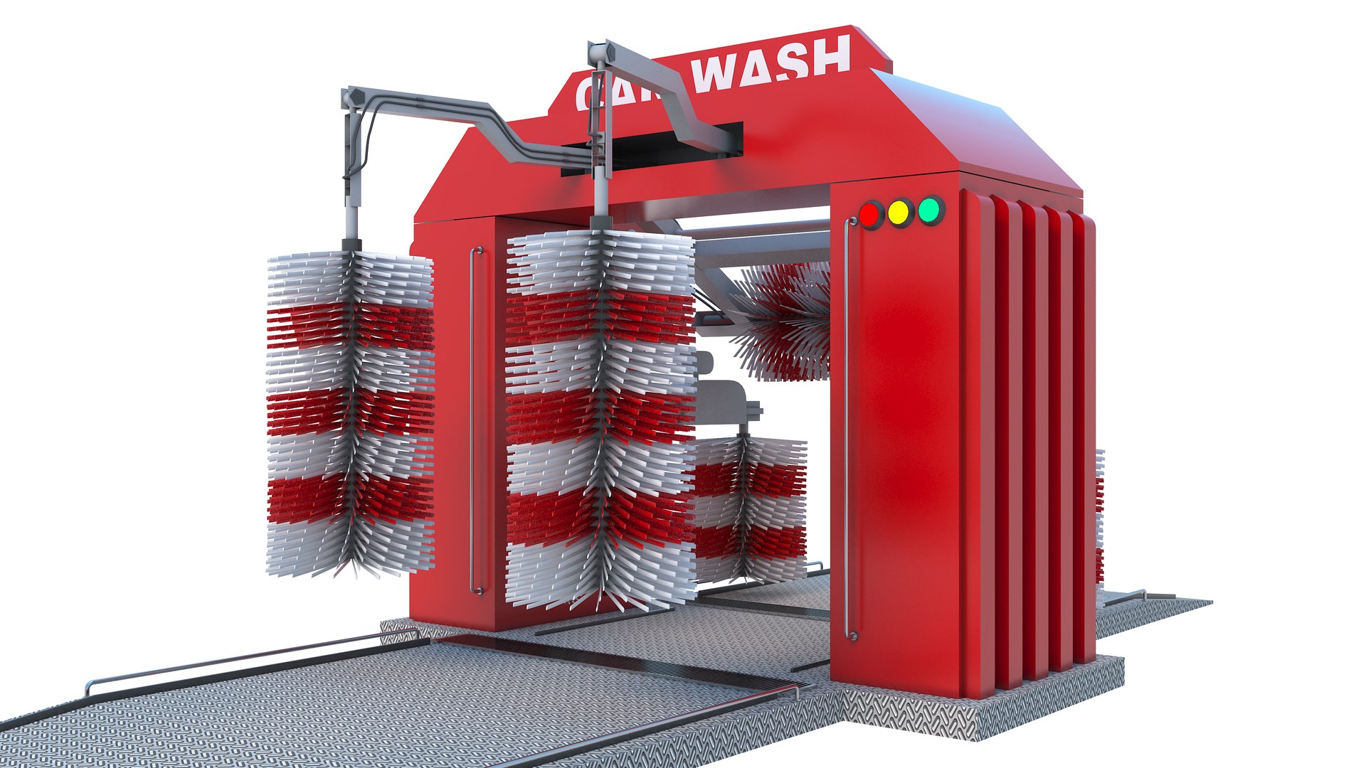 Car Wash 3D Model - TurboSquid 1824498
