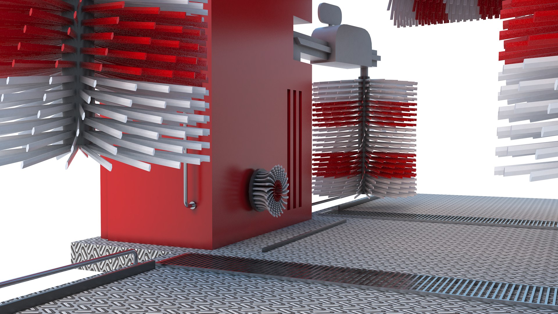 Car Wash 3D Model - TurboSquid 1824498