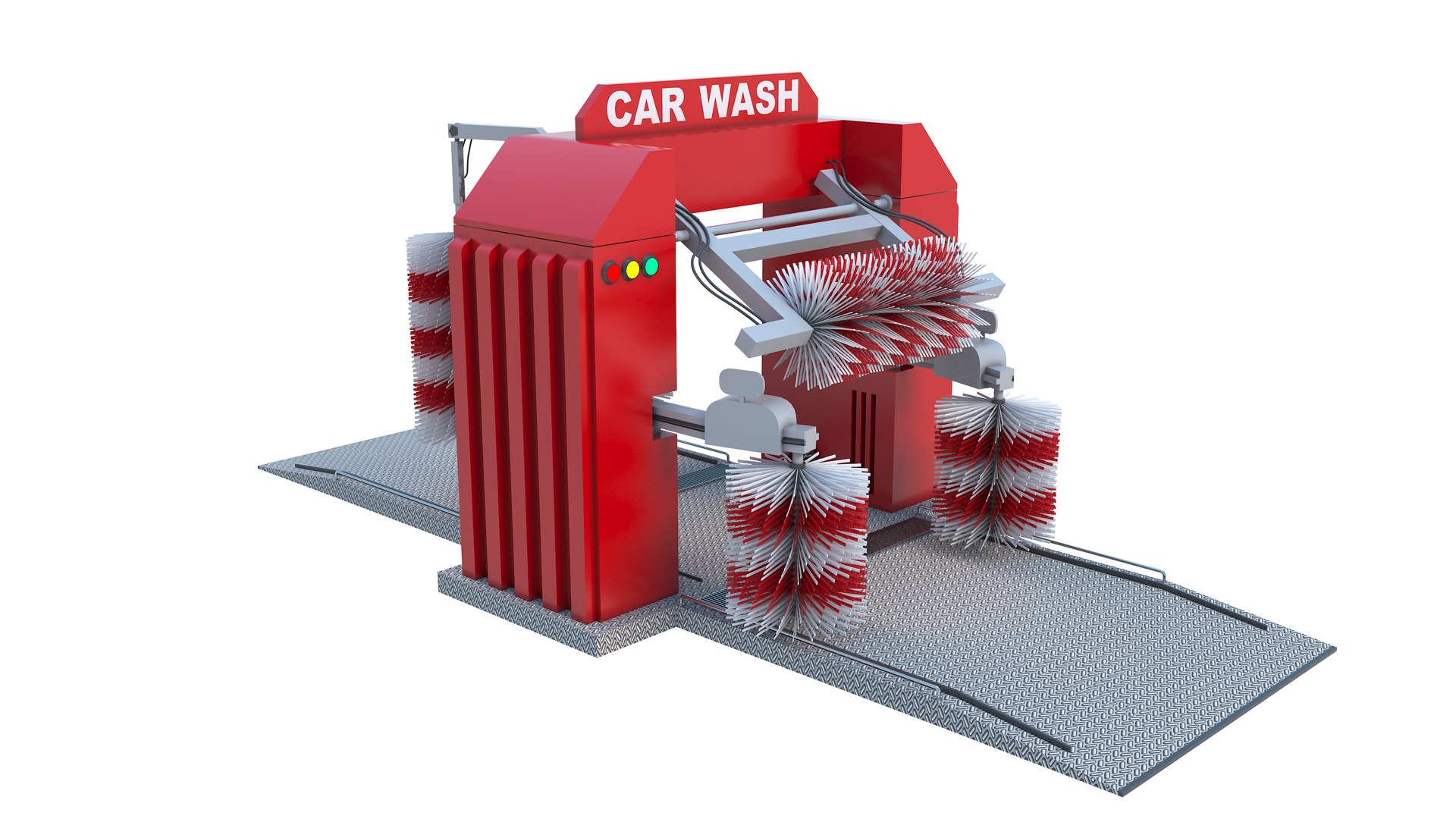 Car Wash 3D Model - TurboSquid 1824498