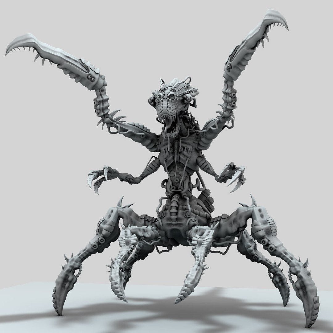 3d Model Of Bio Mech