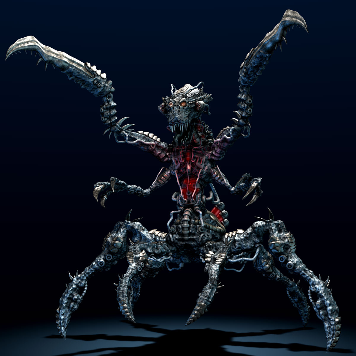 3d model of bio mech