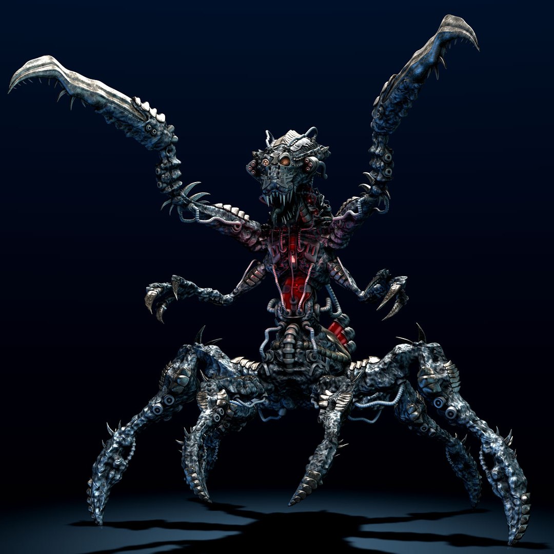 3d Model Of Bio Mech