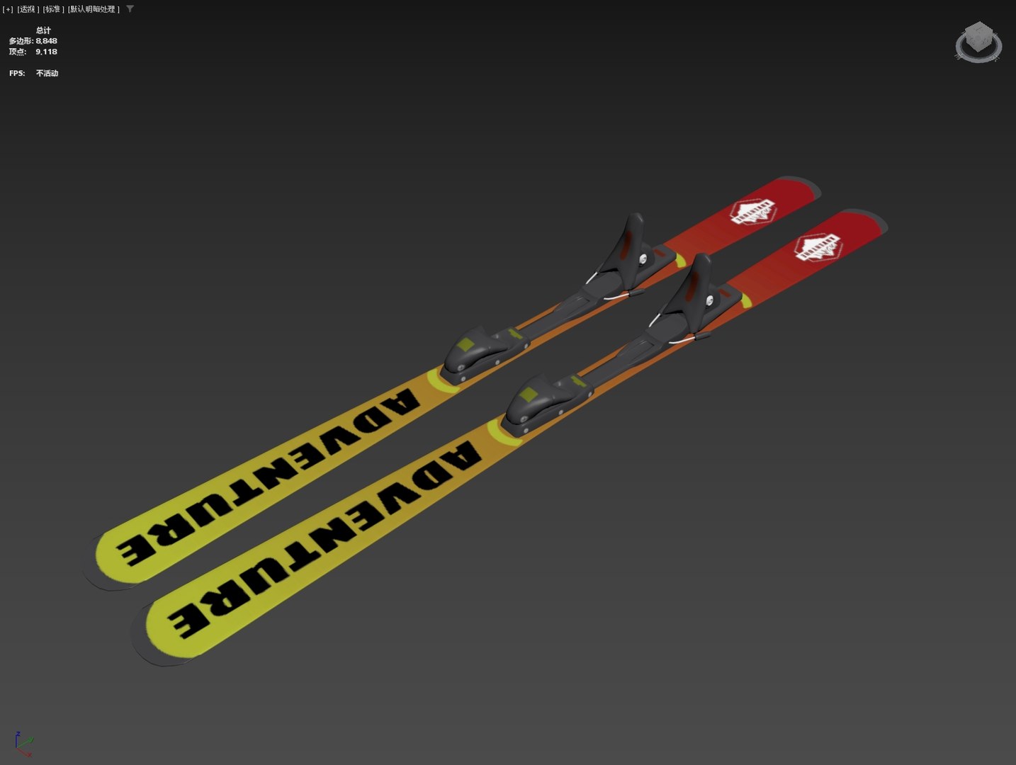Skis 3D Model - TurboSquid 2245320
