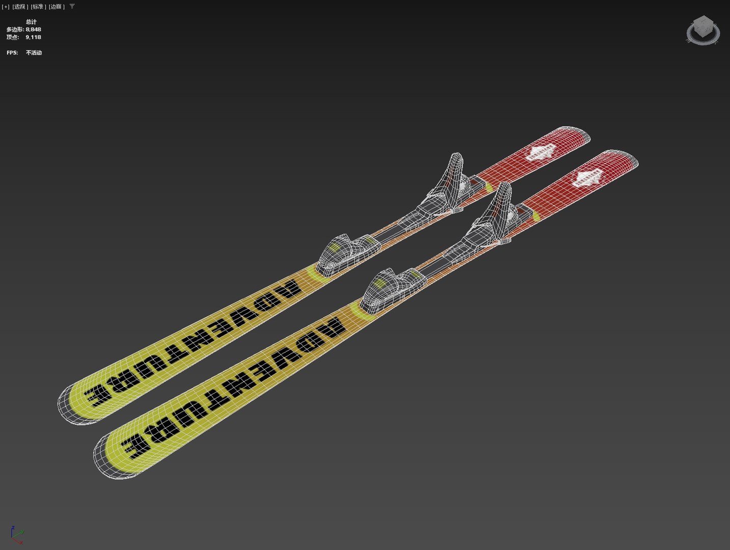 Skis 3D Model - TurboSquid 2245320