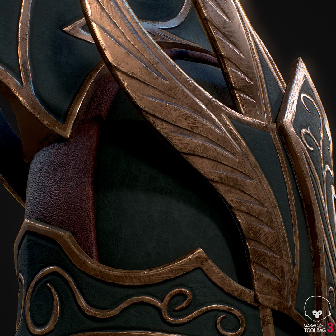 Elf Fantasy Helmet Pbr 3D Model - TurboSquid 1479153
