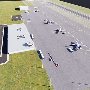 Airport 3D Models for Download | TurboSquid
