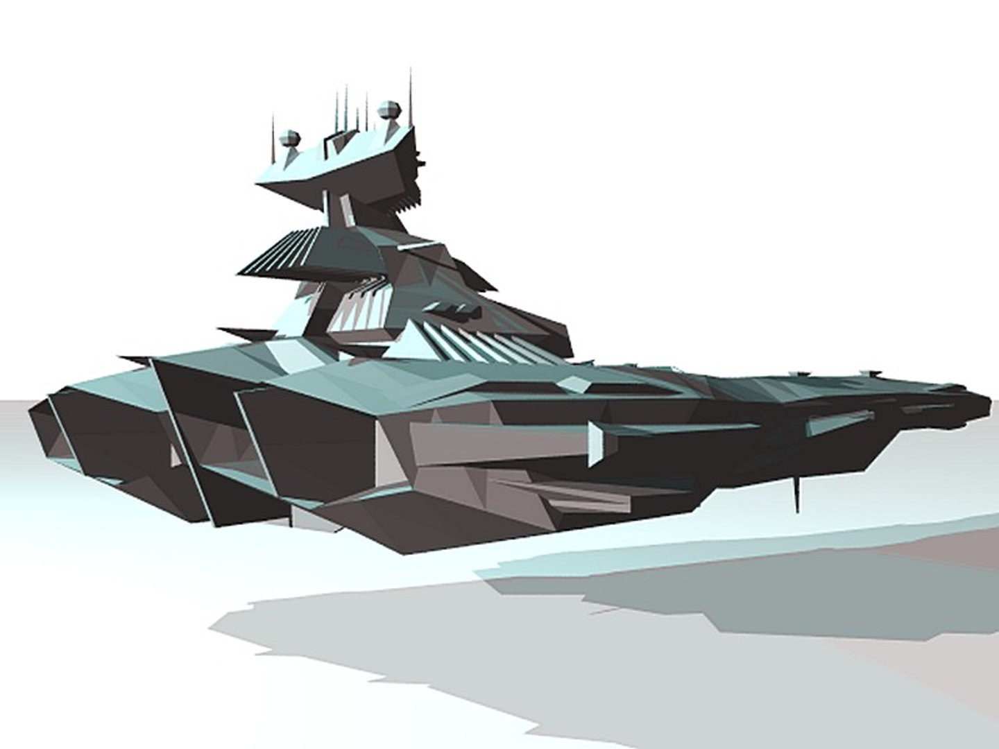 Star Destroyer Inflictor 3d Model