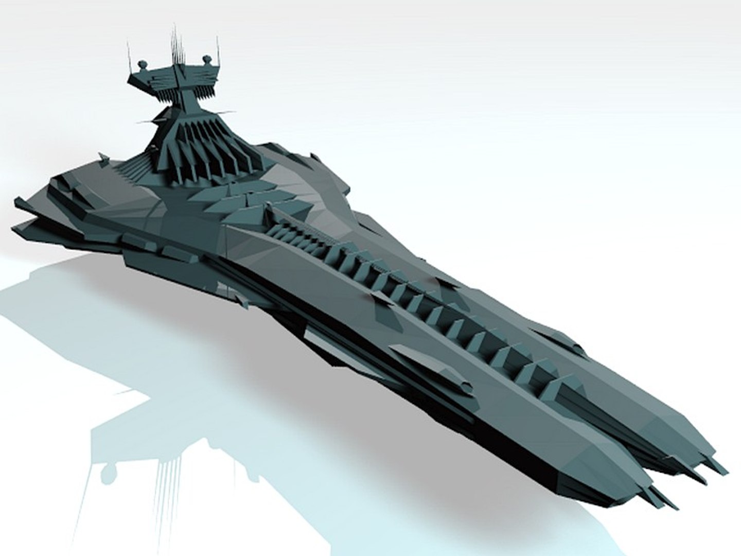 Star Destroyer Inflictor 3d Model