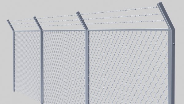 WIRE FENCE II 3D model - TurboSquid 1809629