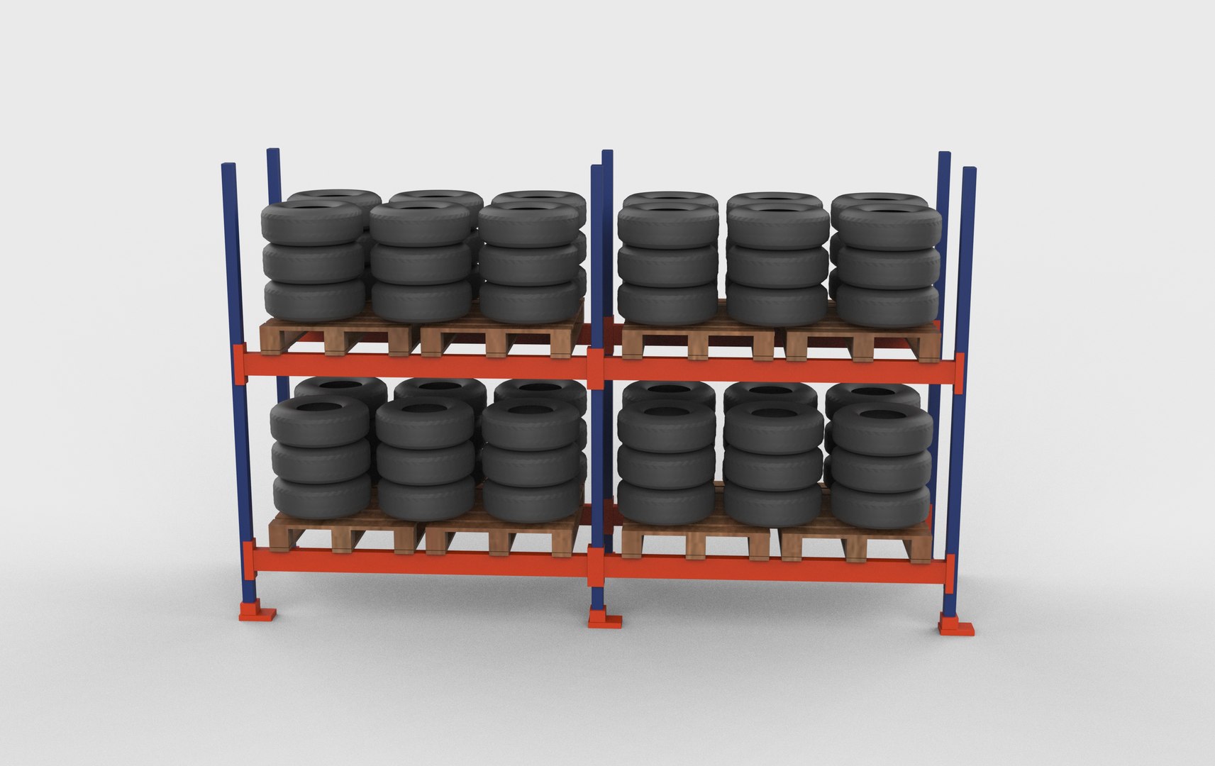 3D Tire Storage Rack 3D Model Model - TurboSquid 2468575