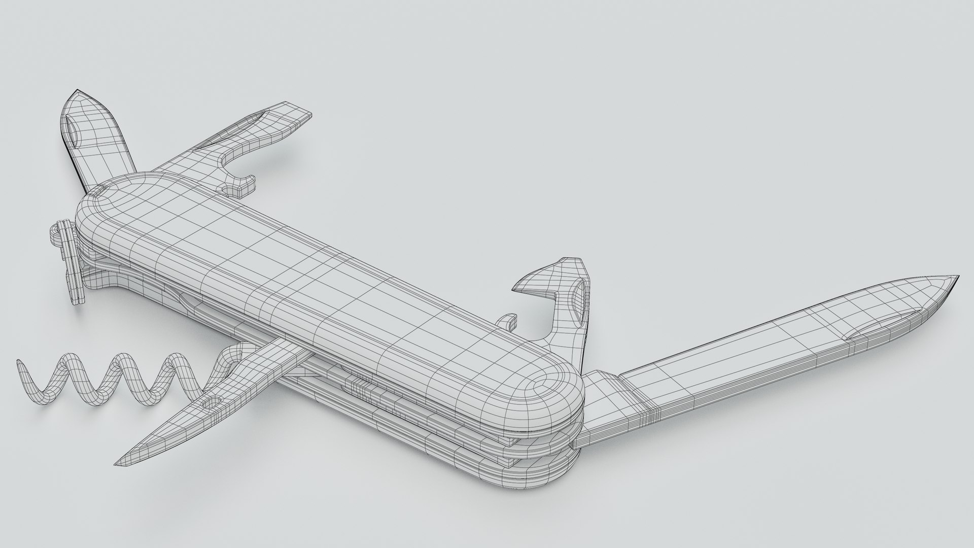 3D Swiss Army Knife - TurboSquid 1741442