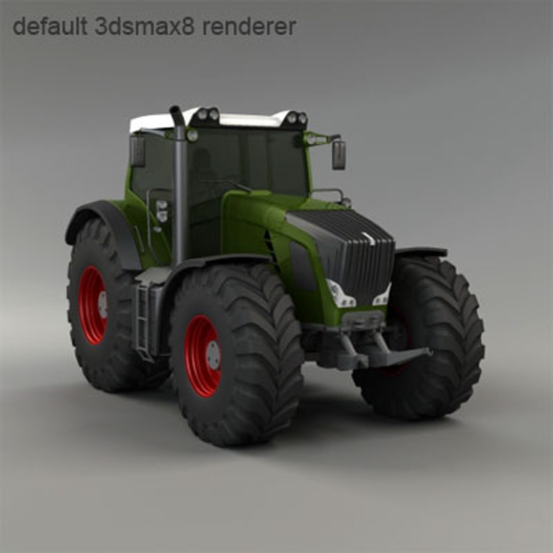 Generic Farm Tractor 3d Model