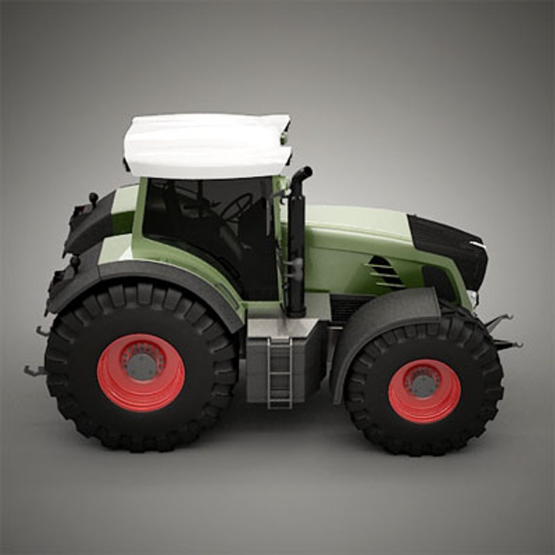 Generic Farm Tractor 3d Model