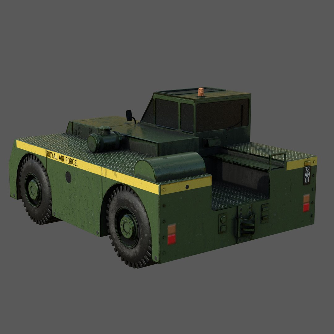 RAF MD300 TRACTOR 3D model - TurboSquid 2180266