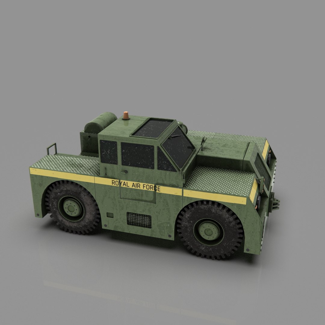 RAF MD300 TRACTOR 3D model - TurboSquid 2180266