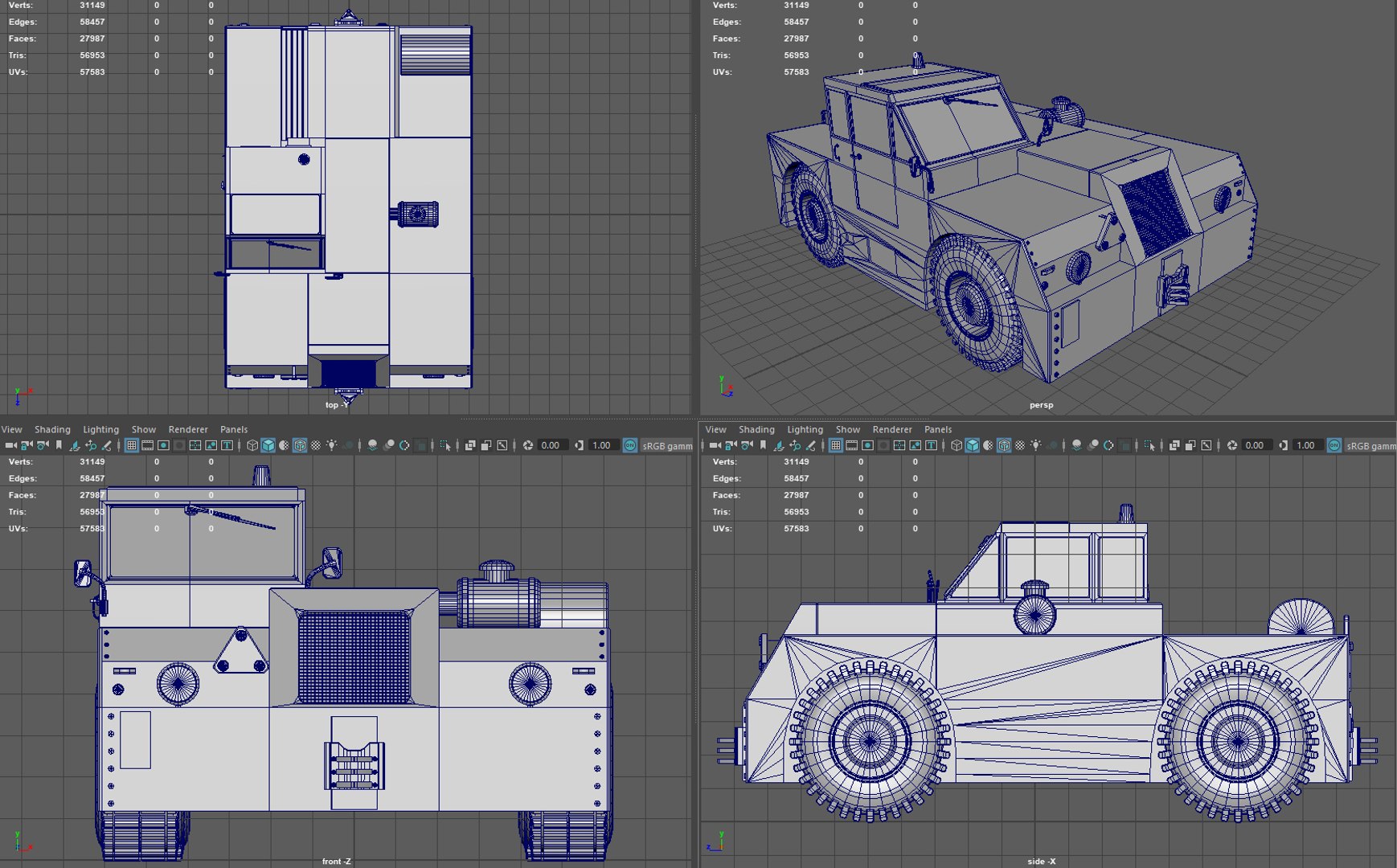 RAF MD300 TRACTOR 3D model - TurboSquid 2180266