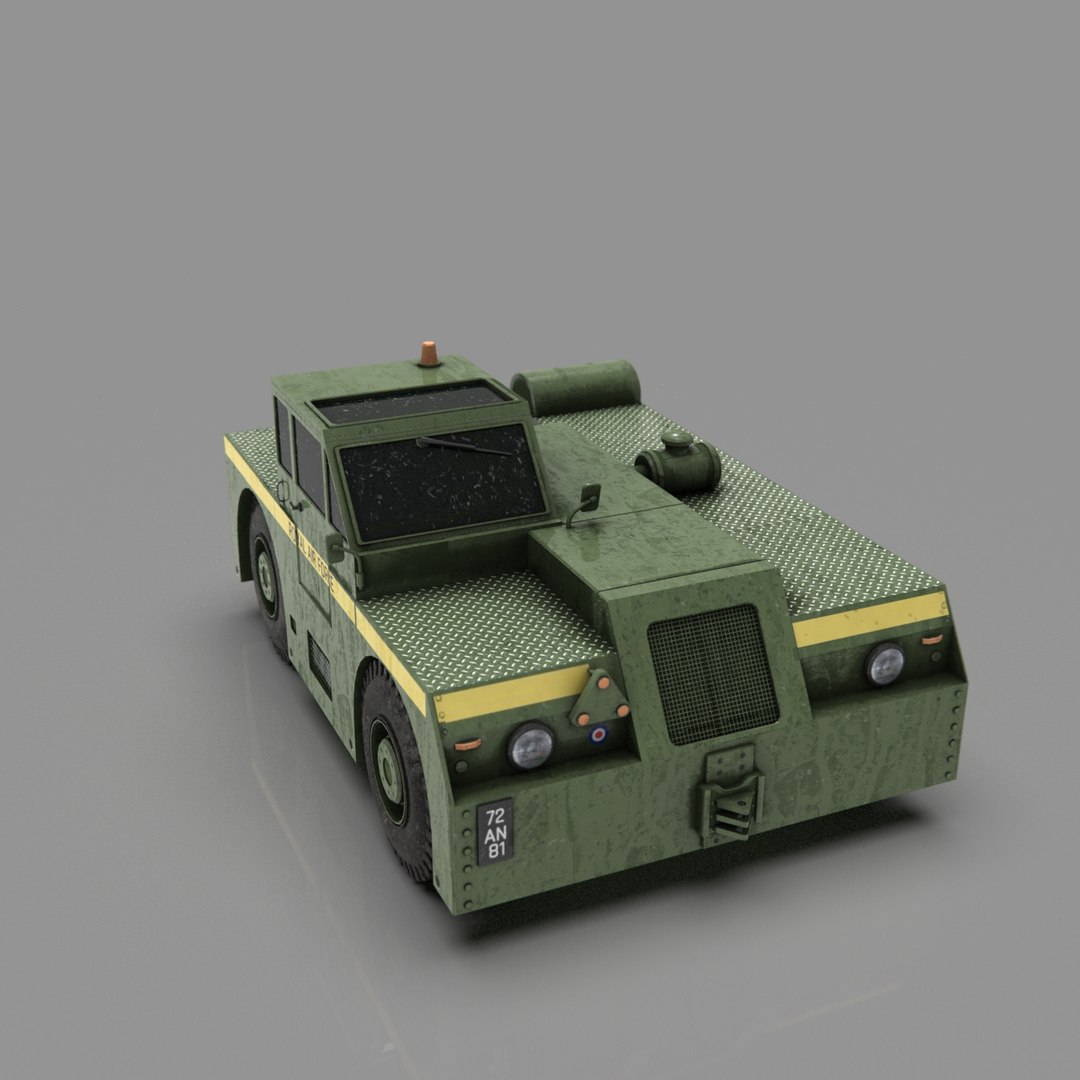 RAF MD300 TRACTOR 3D model - TurboSquid 2180266