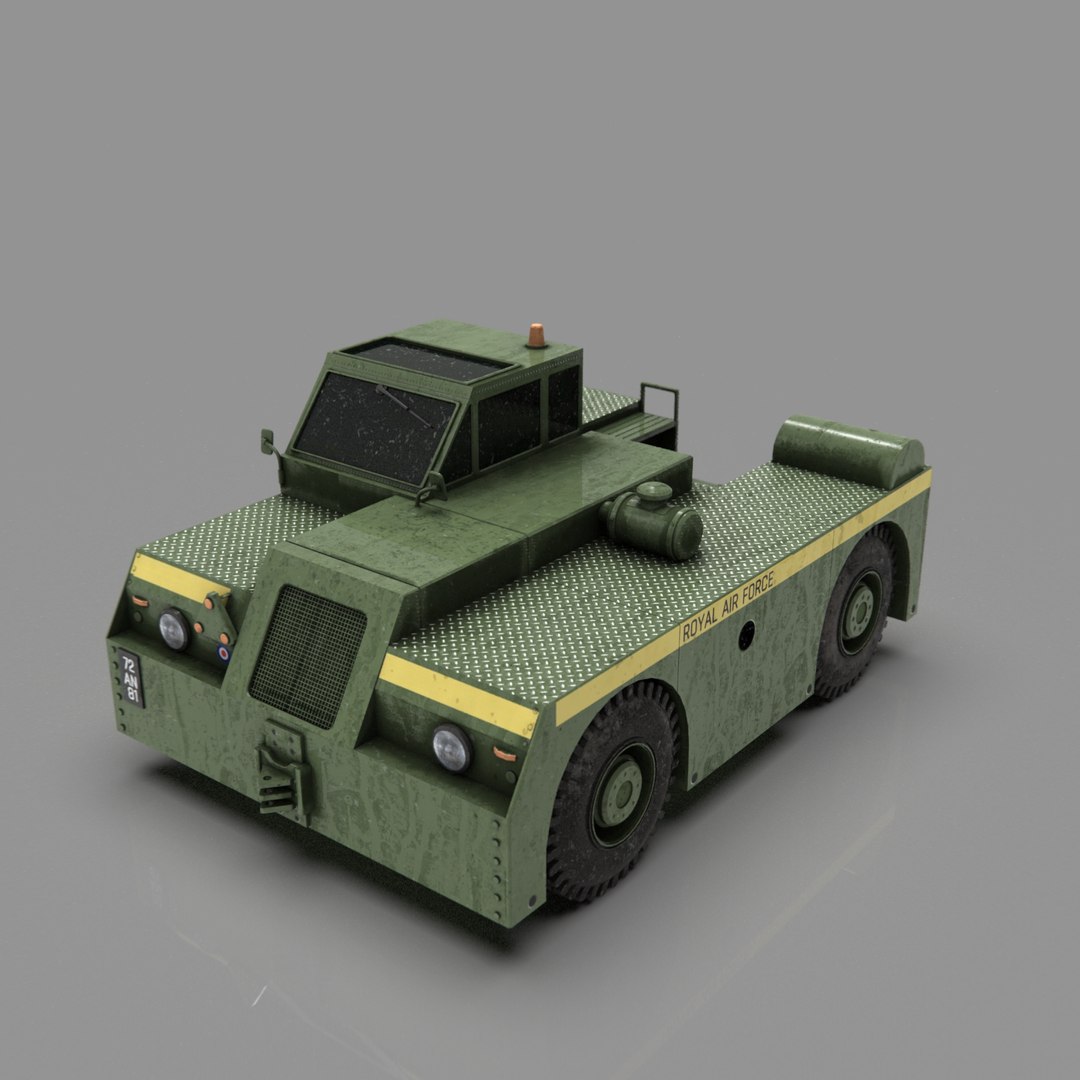 RAF MD300 TRACTOR 3D model - TurboSquid 2180266