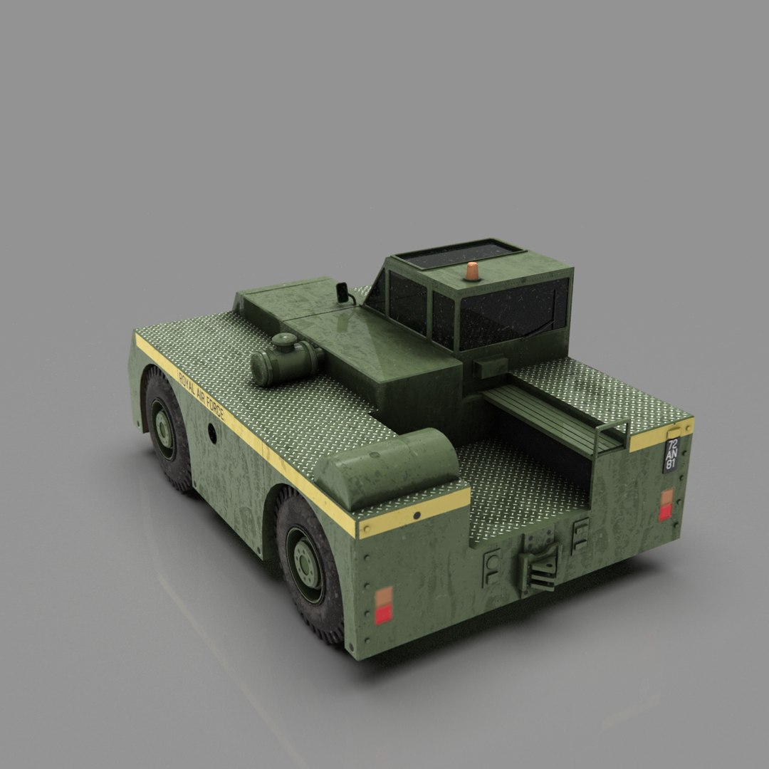 RAF MD300 TRACTOR 3D model - TurboSquid 2180266