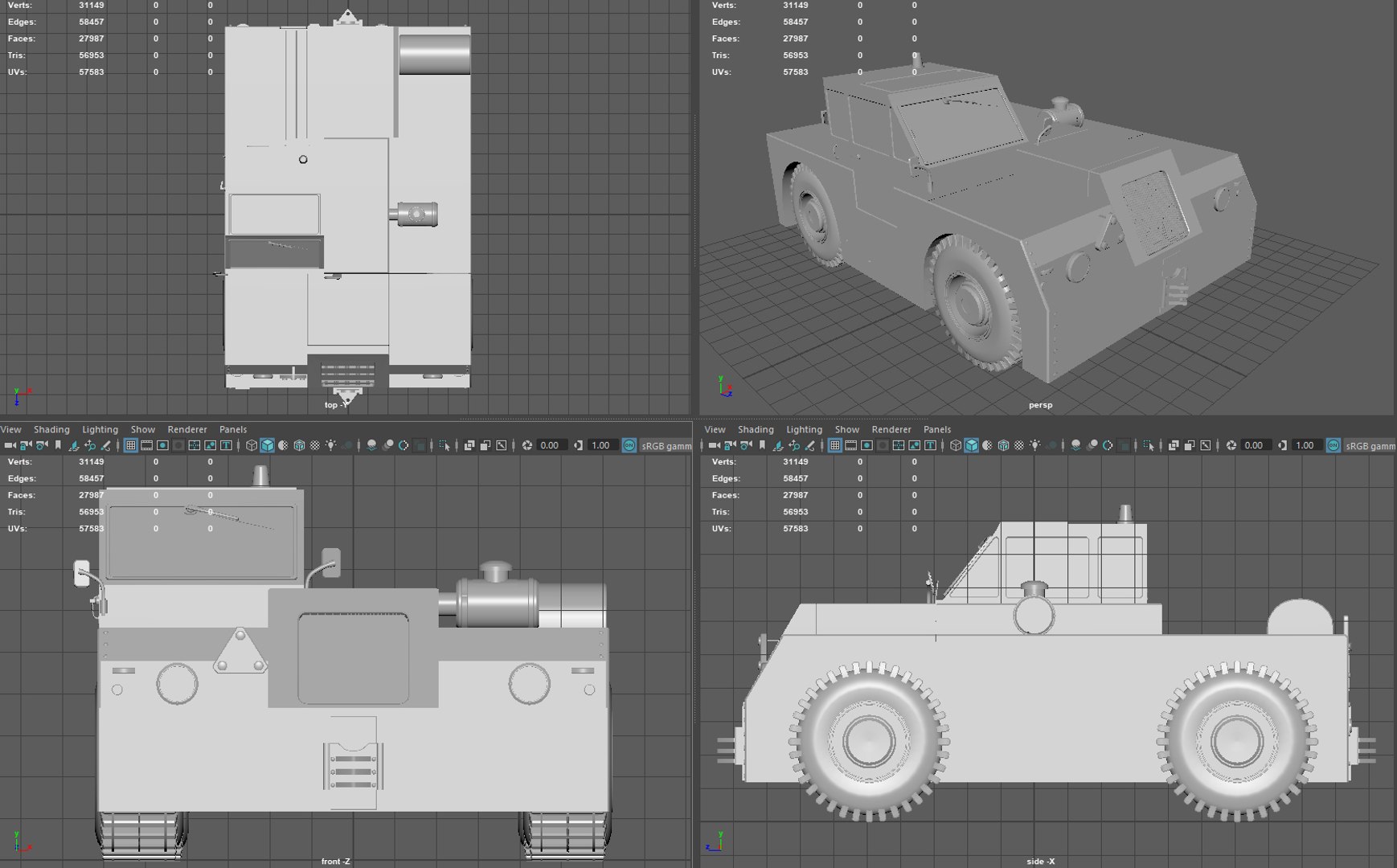 RAF MD300 TRACTOR 3D model - TurboSquid 2180266