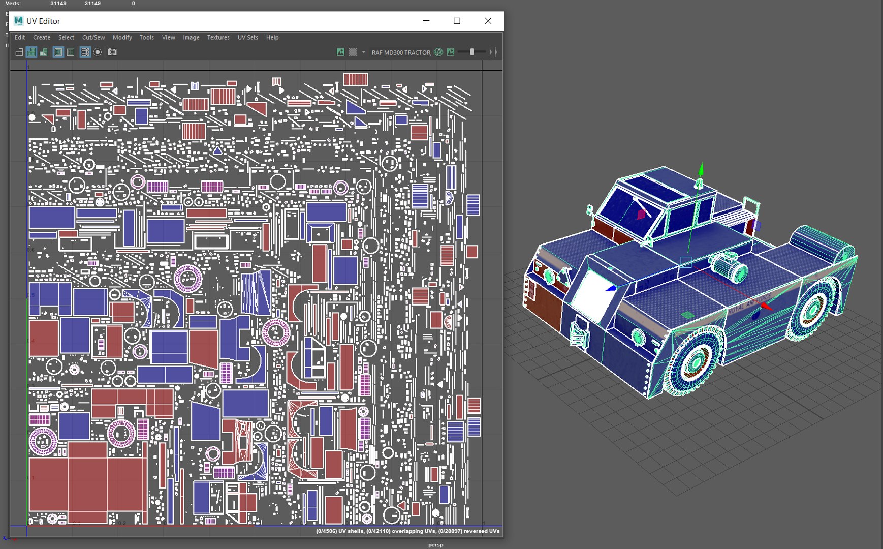RAF MD300 TRACTOR 3D model - TurboSquid 2180266