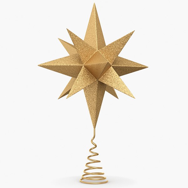 3D star topper tree model - TurboSquid 1352250