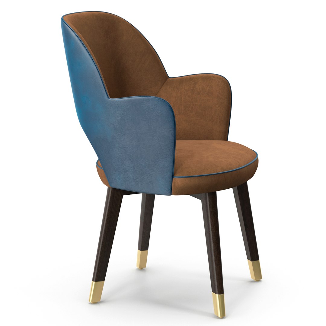 Baxter Colette Chair Armrest Model - TurboSquid 1203845