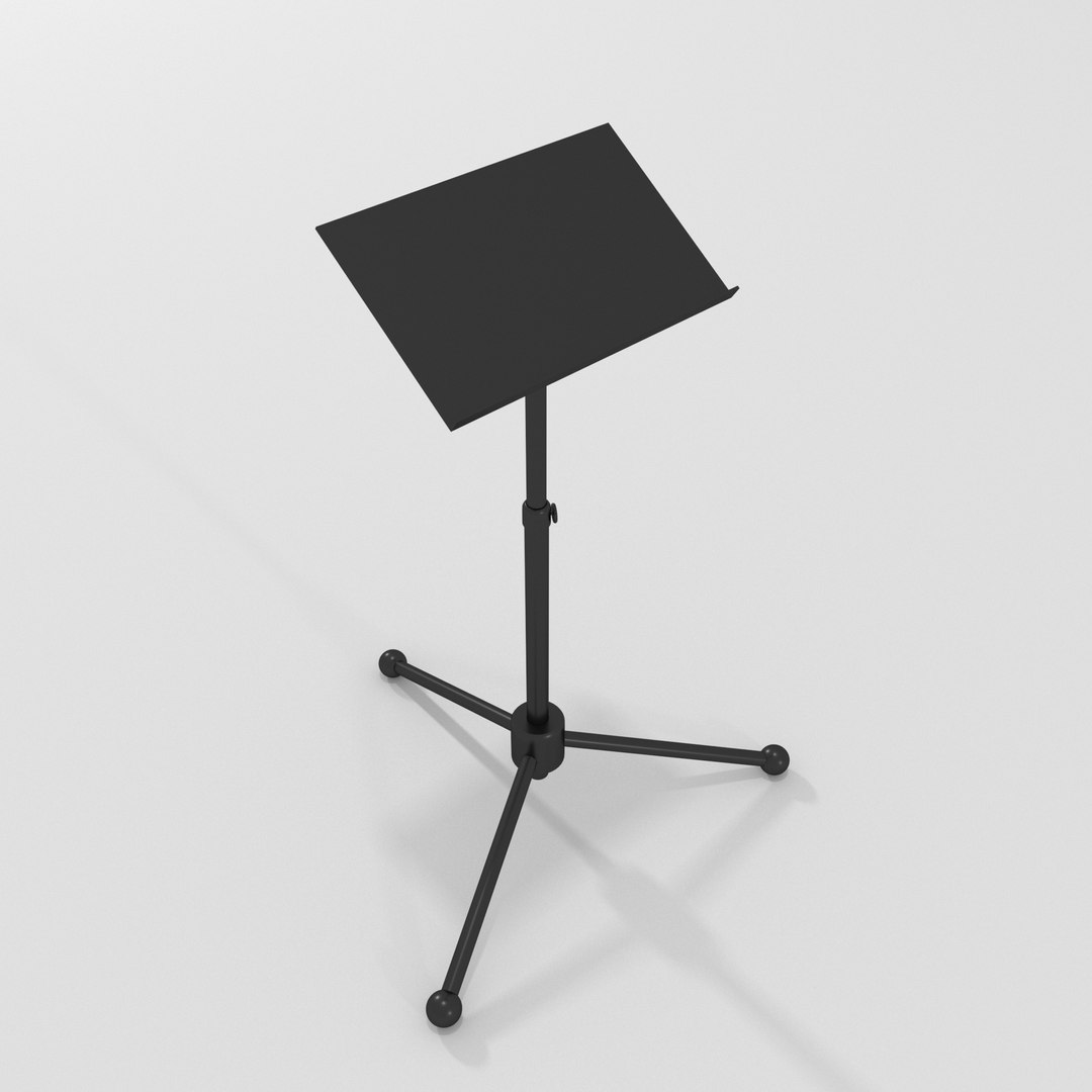 3D Music Stand Model - TurboSquid 1602731