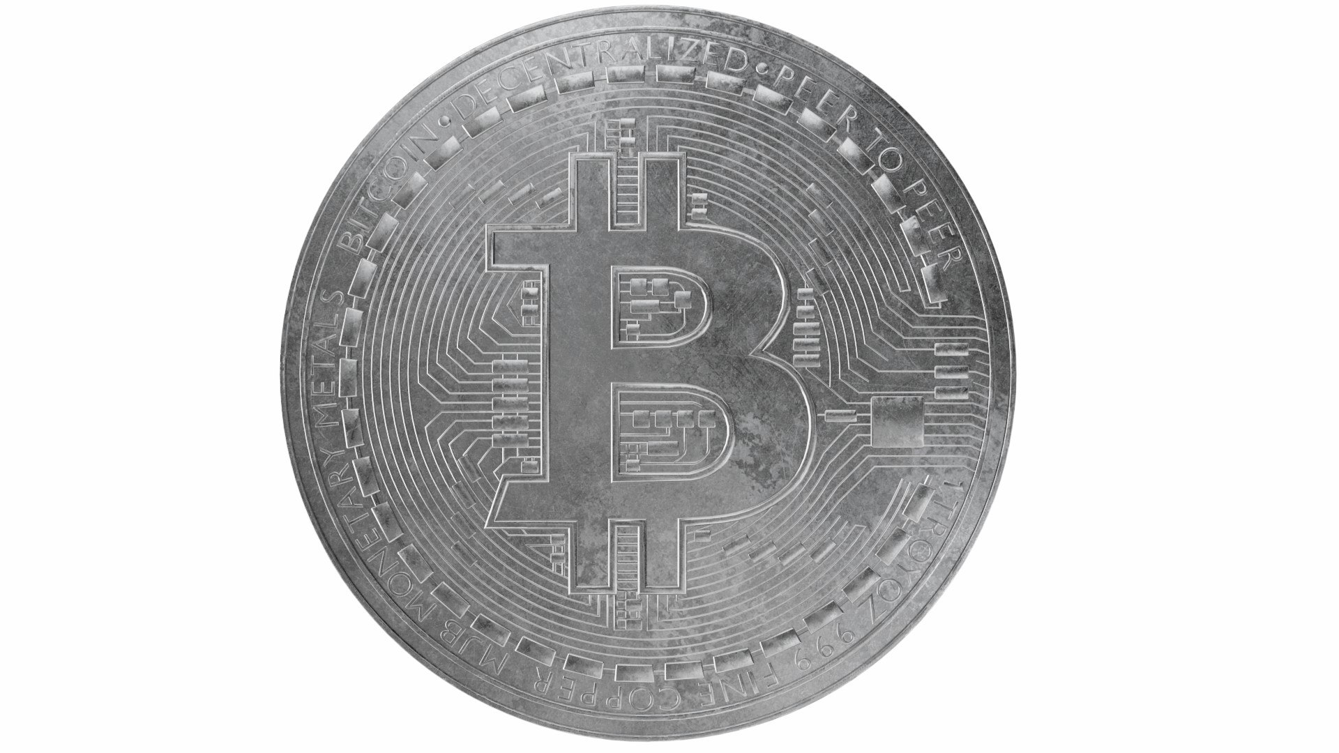 Bitcoin cryptocurrency sign model - TurboSquid 1739333