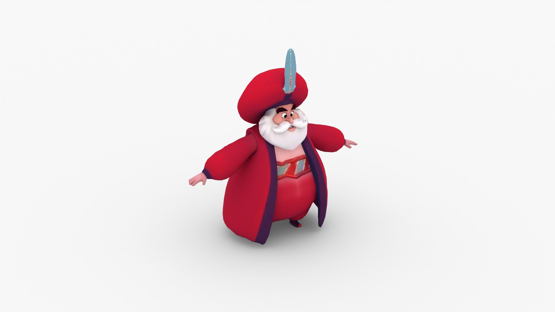 3D Sultan - Aladdin Model - TurboSquid 2401012