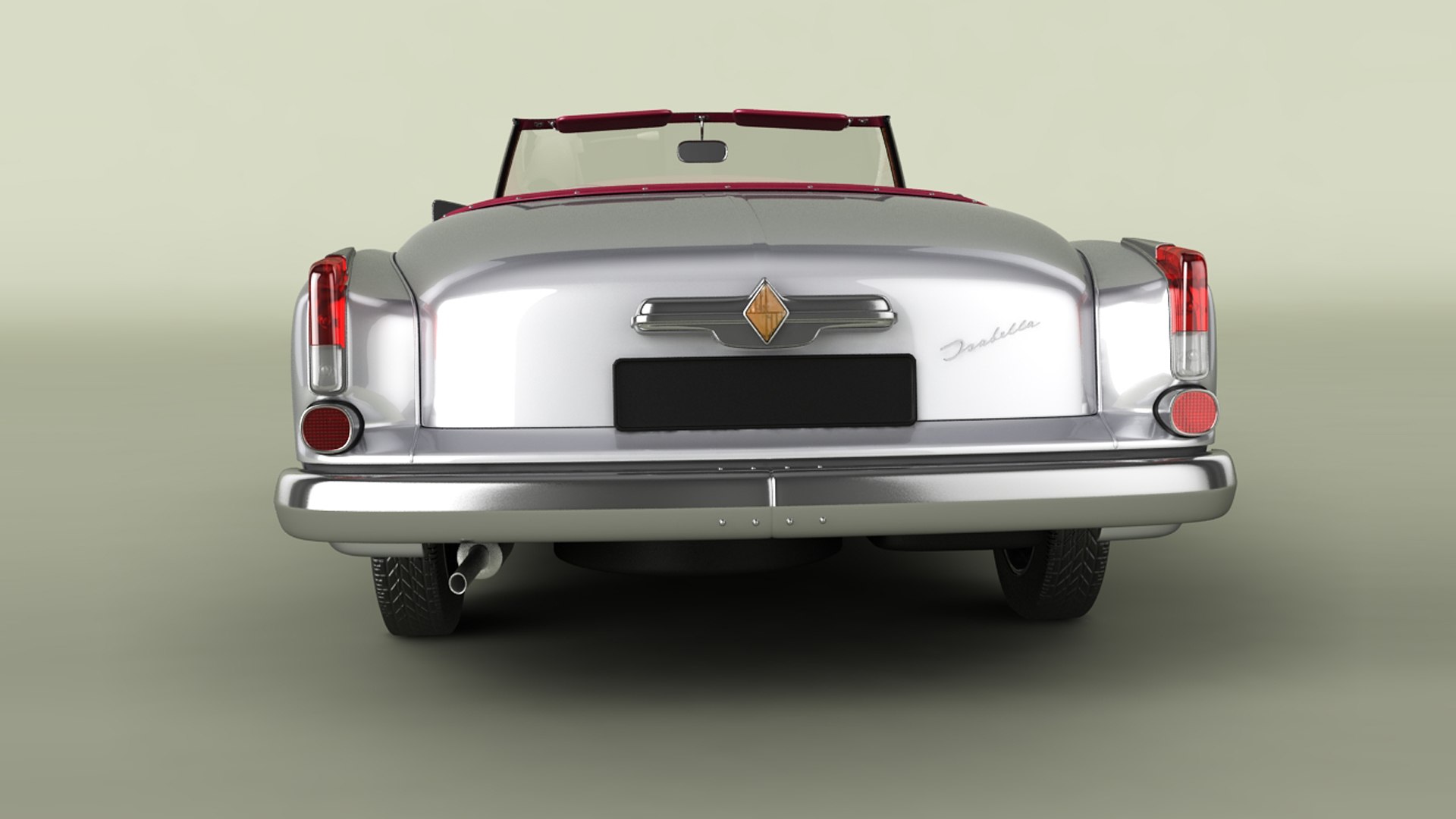 3D Borgward Isabella Convertible - TurboSquid 2099796