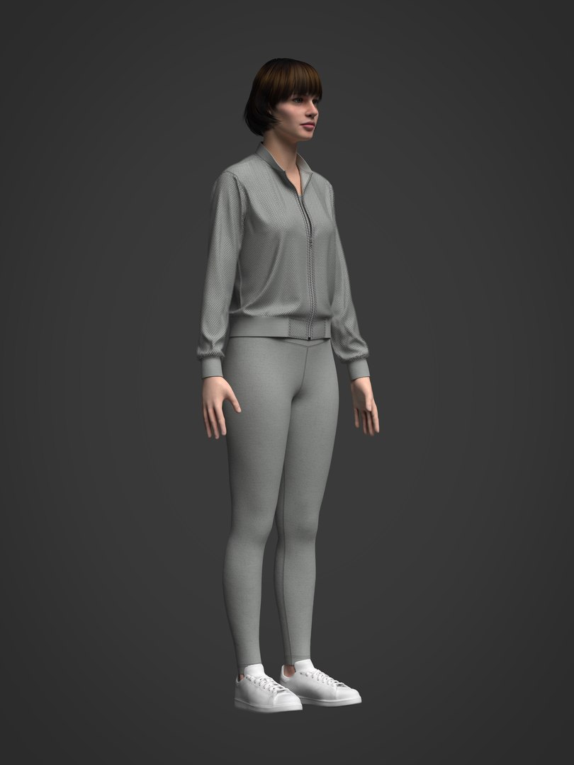 3D Womens Outfit 3d model 3D model - TurboSquid 2135567