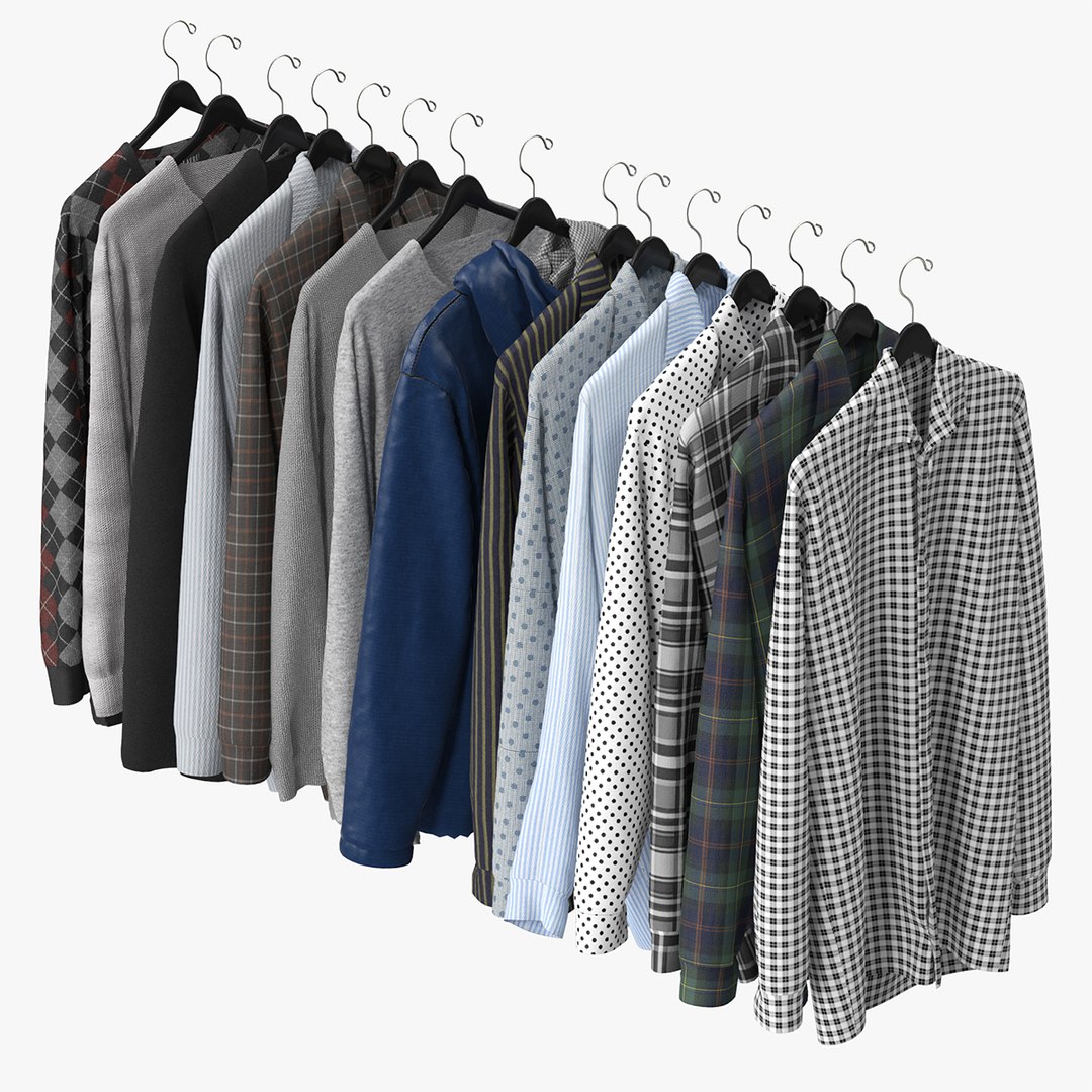3d model wardrobe clothes 05
