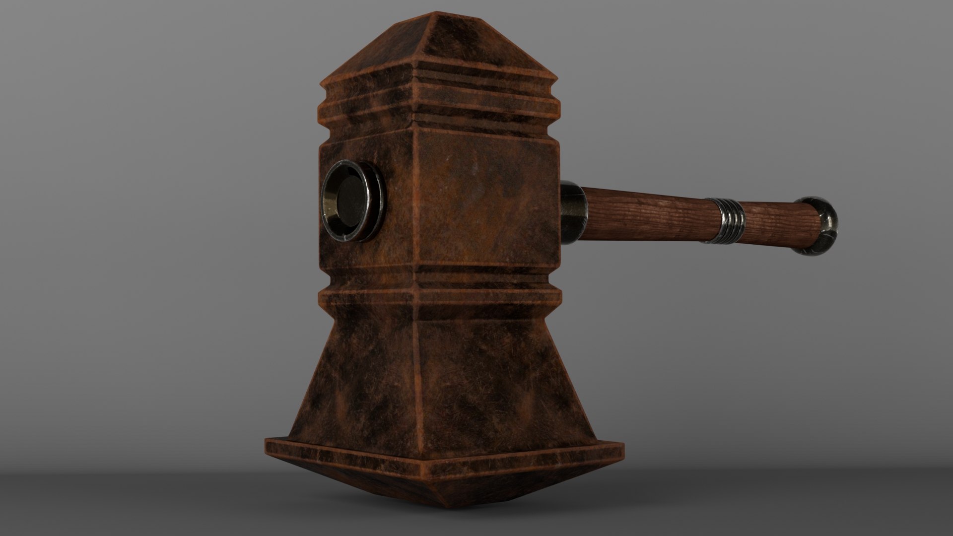 3D fantasy hammer - TurboSquid 1376285