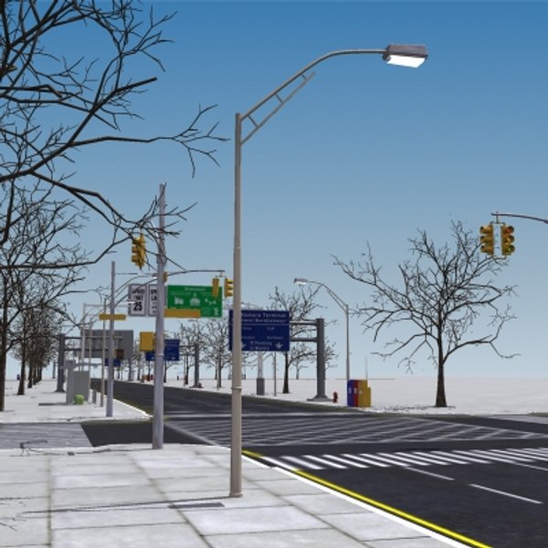 3d model street furniture