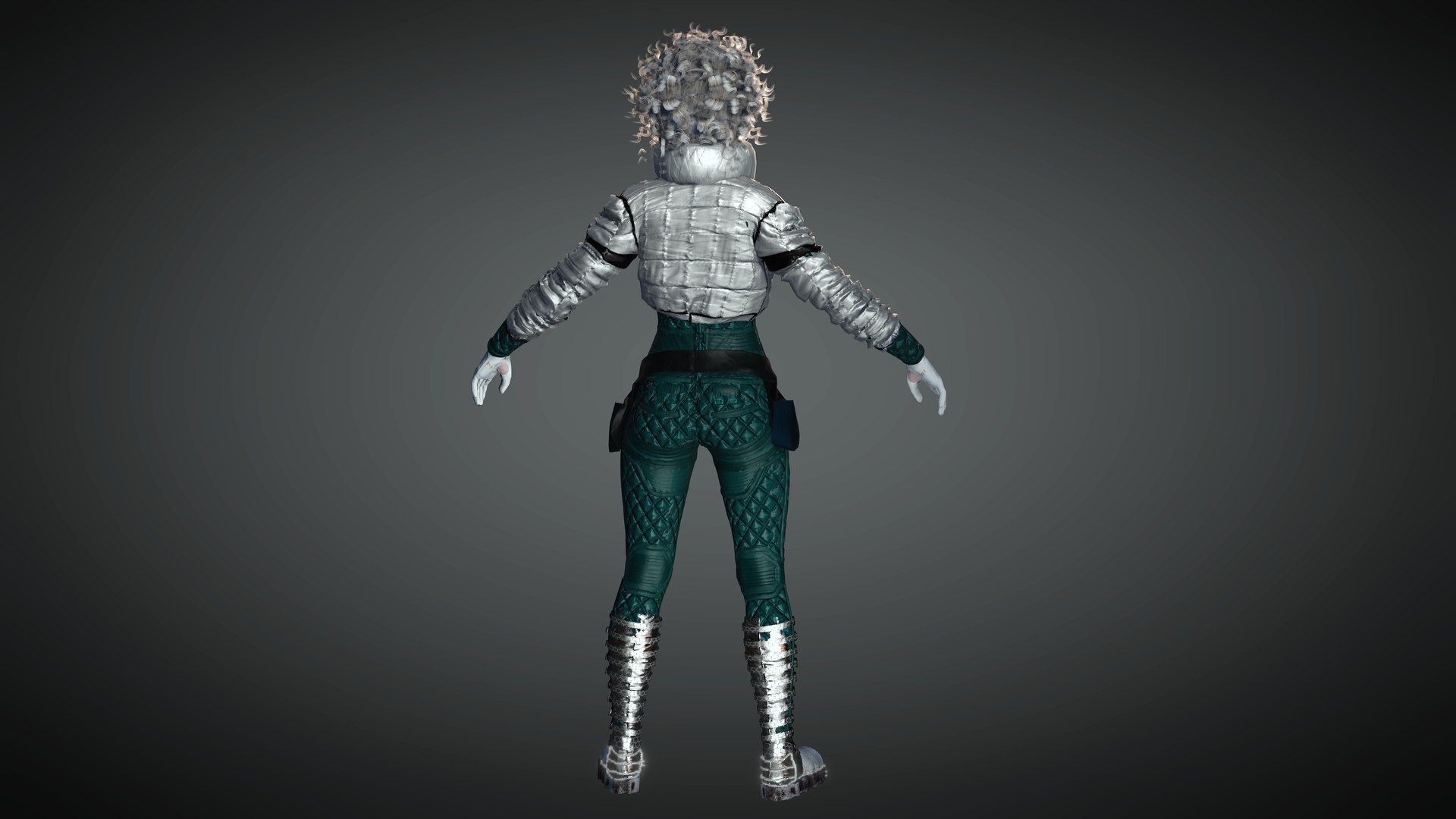 3D Cyber Punk Female Character 20 3D Model - TurboSquid 1962972